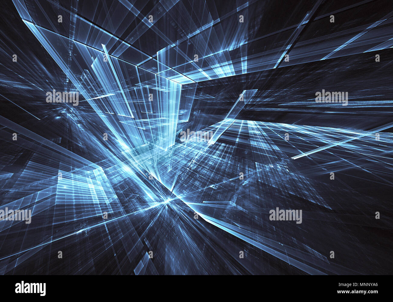Abstract future technology background - computer-generated 3D image ...