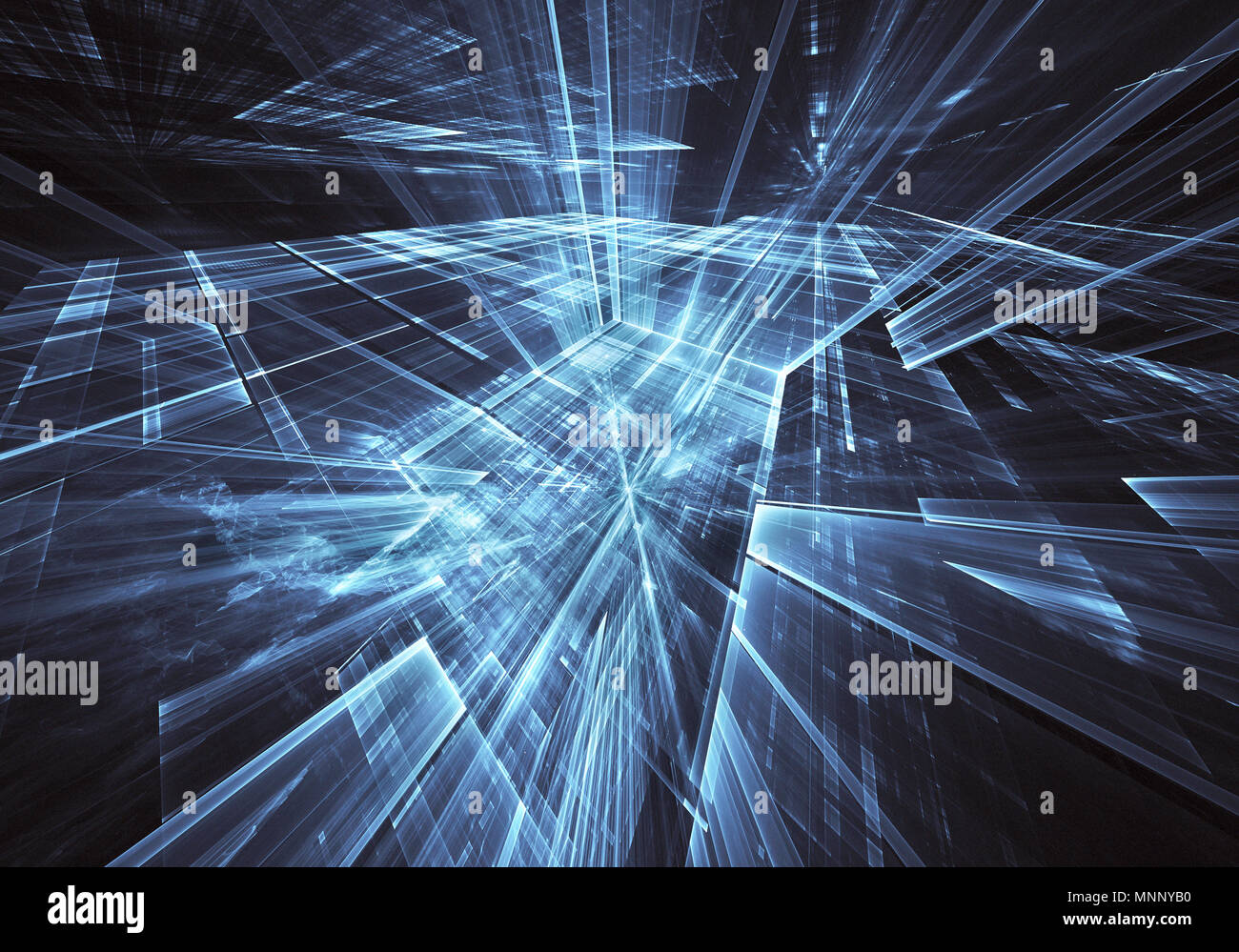 Abstract future technology background - computer-generated 3D image ...