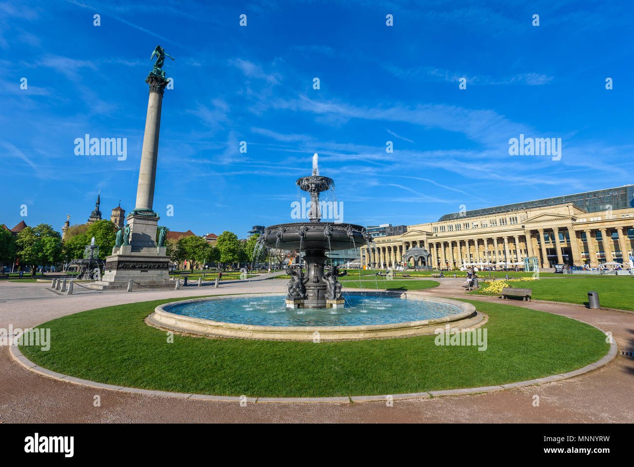 Schlossplatz stuttgart castle square hi-res stock photography and ...