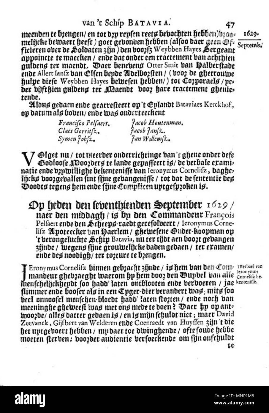 Francisco pelsaert hi-res stock photography and images - Alamy