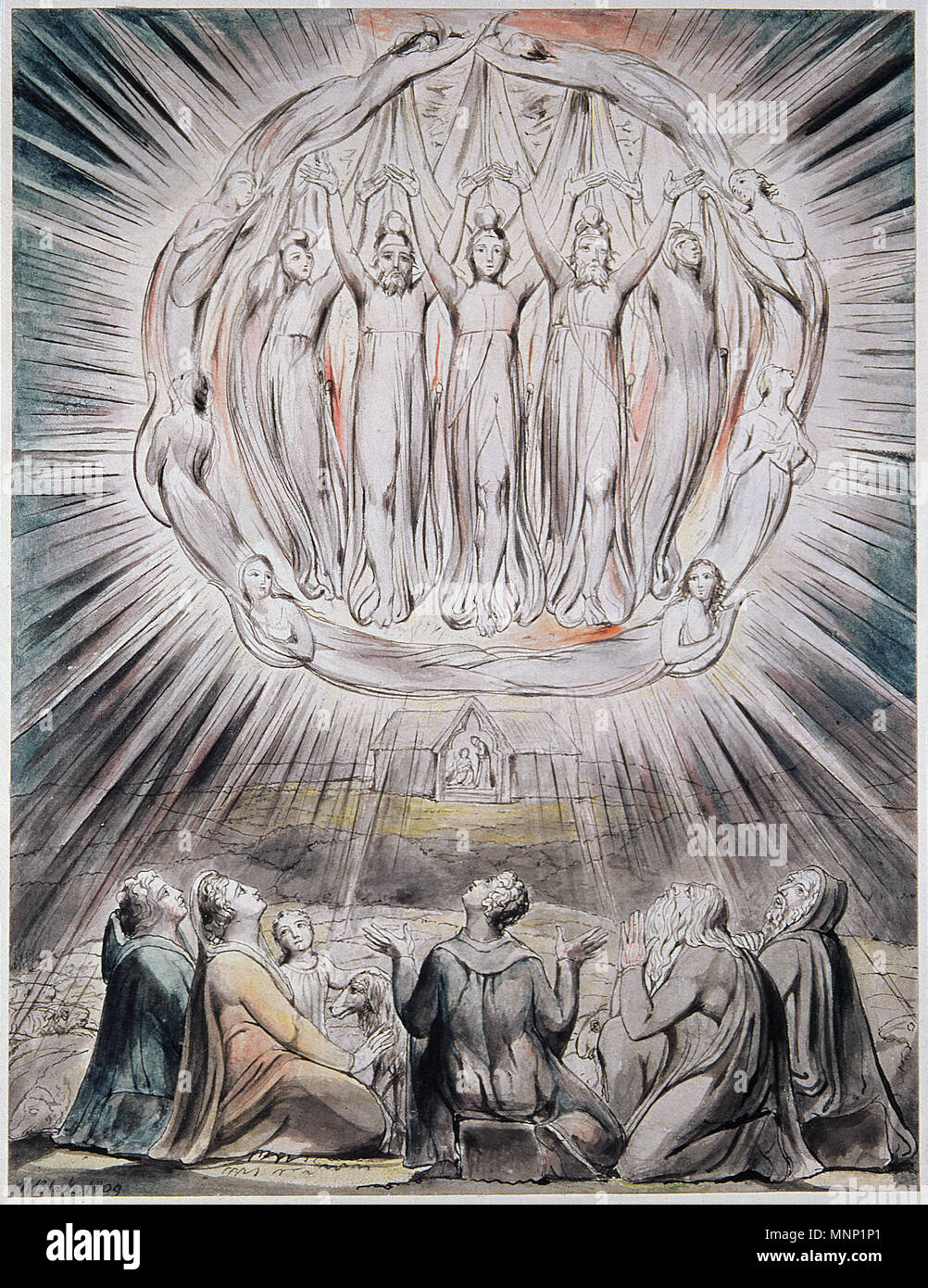. Watercolor Illustration to Milton's On the Morning of Christ's ...
