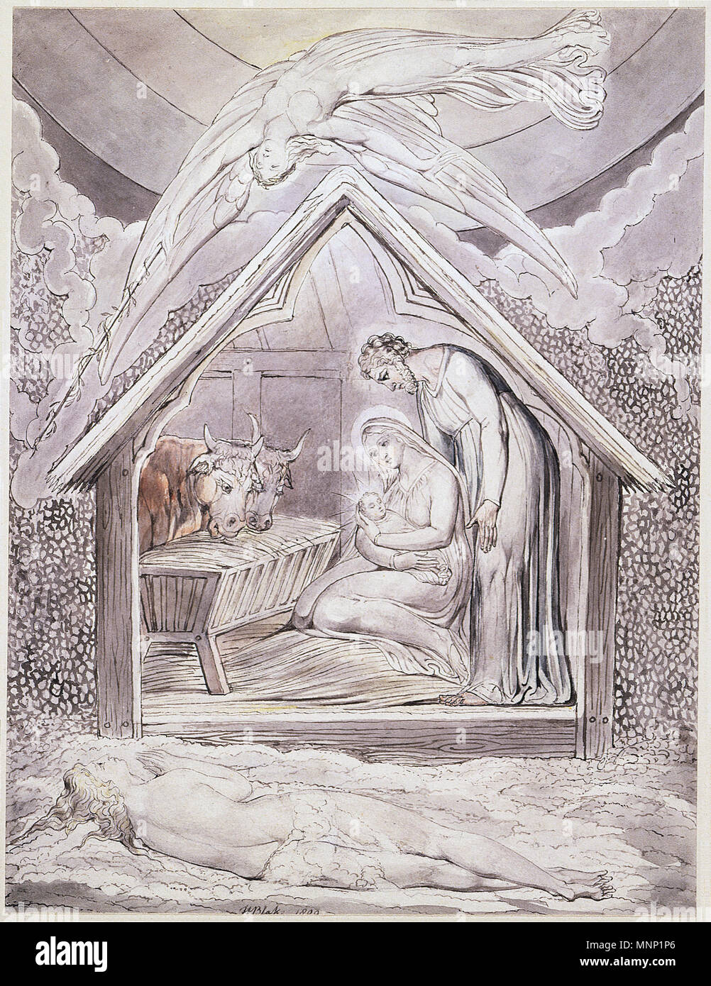 . Watercolor Illustration to Milton's On the Morning of Christ's ...