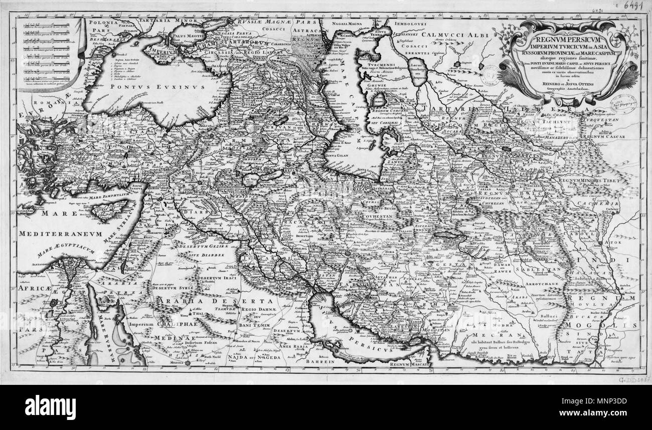 18th century persia map Black and White Stock Photos & Images - Alamy