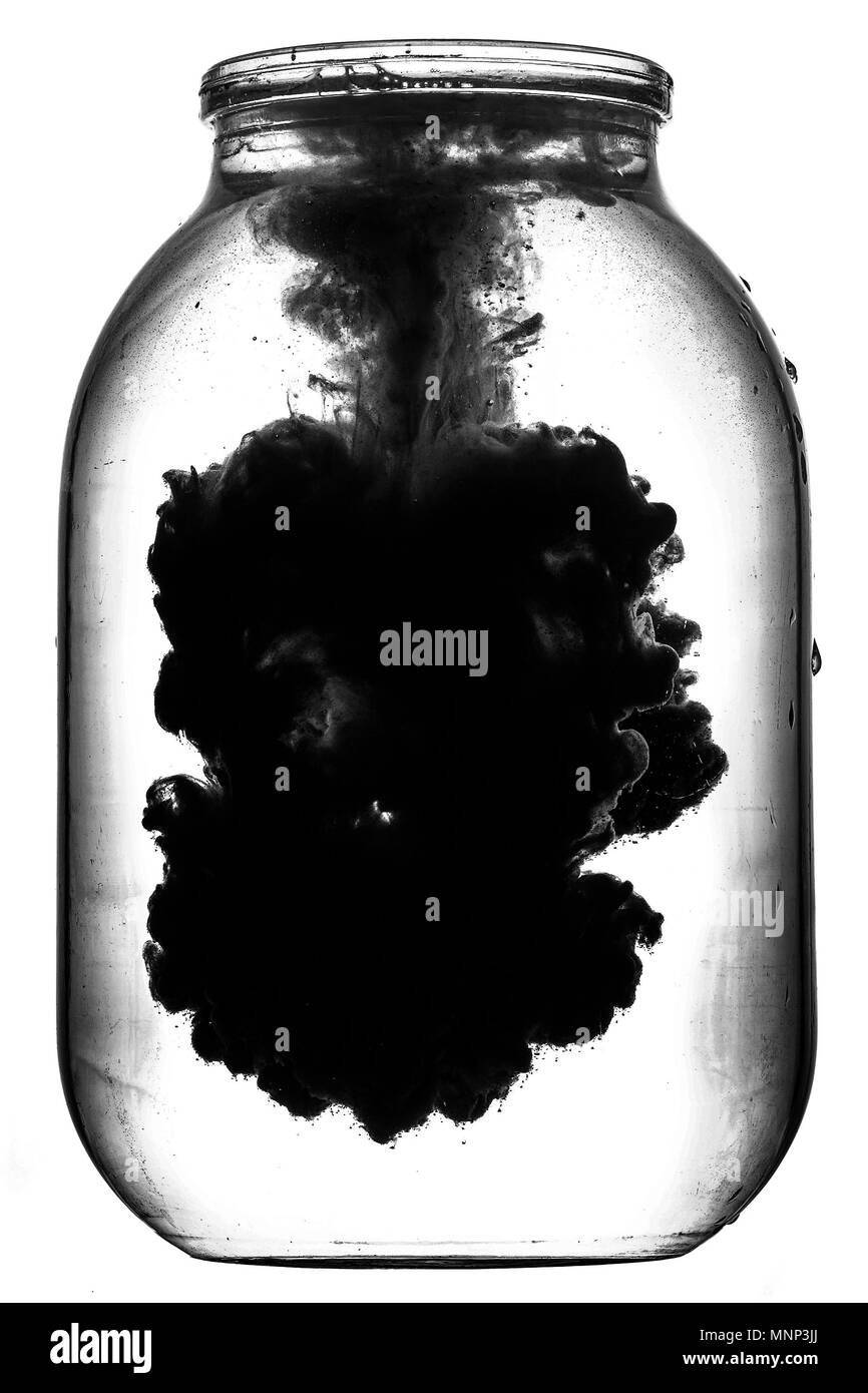 Liquid in a jar Black and White Stock Photos & Images - Alamy