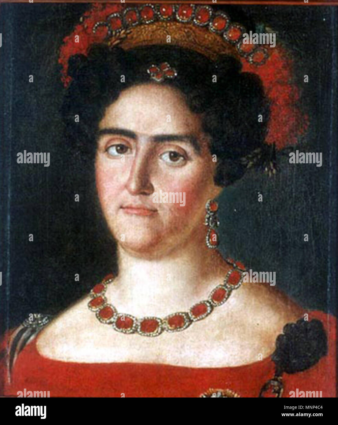 . Retrato de Maria Francisca de Assis de Bragança (1800-1834), filha de ...