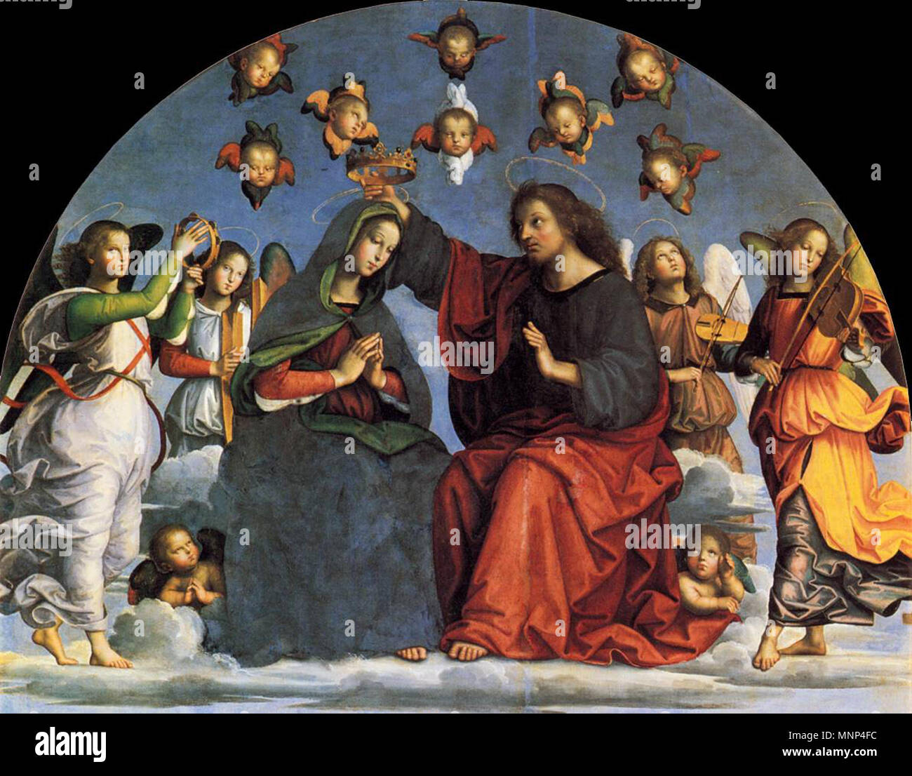 The crowning of the virgin hi-res stock photography and images - Alamy