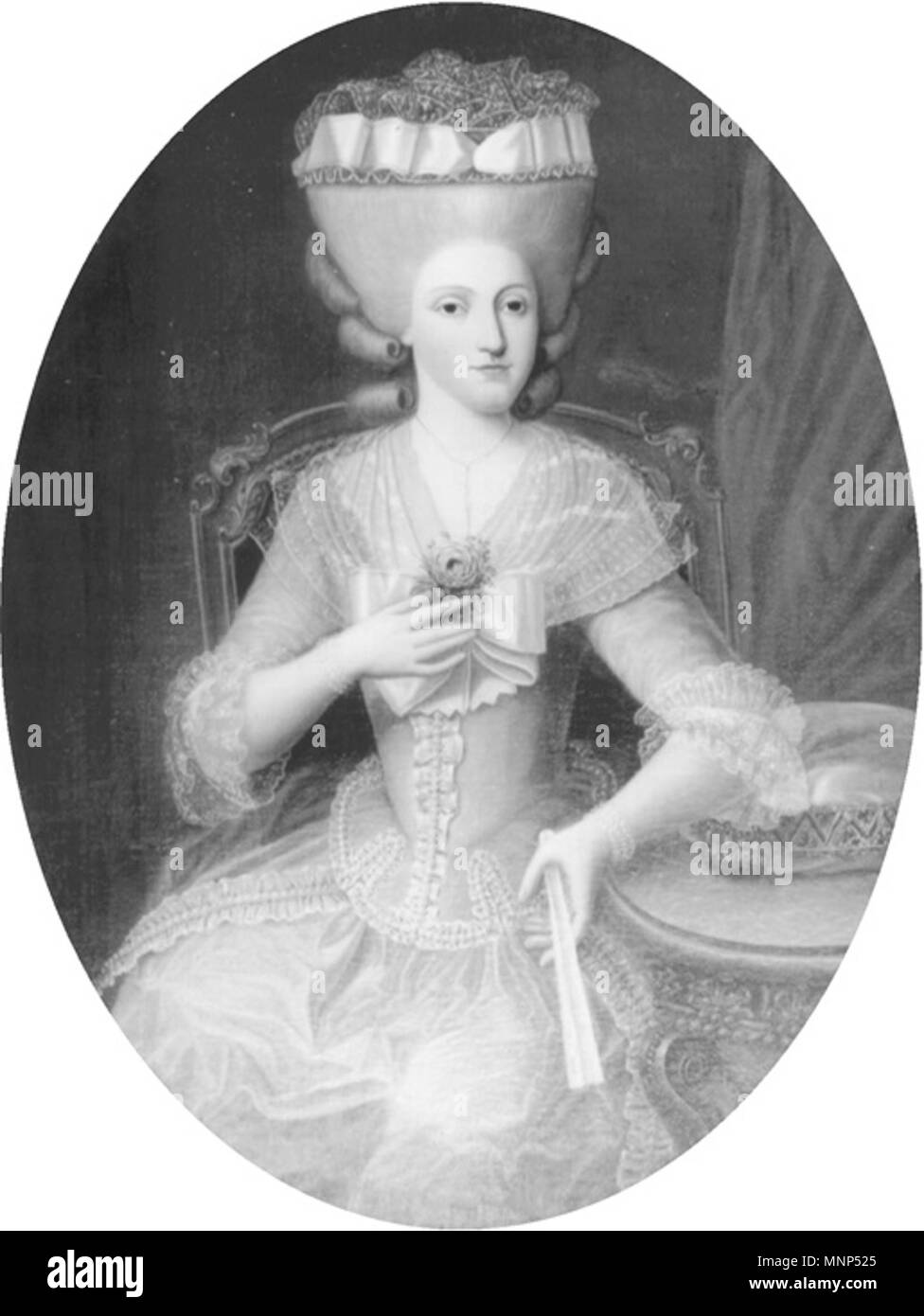 . English: Portrait of Marie Clotilde of France (1759-1802) . fourth ...