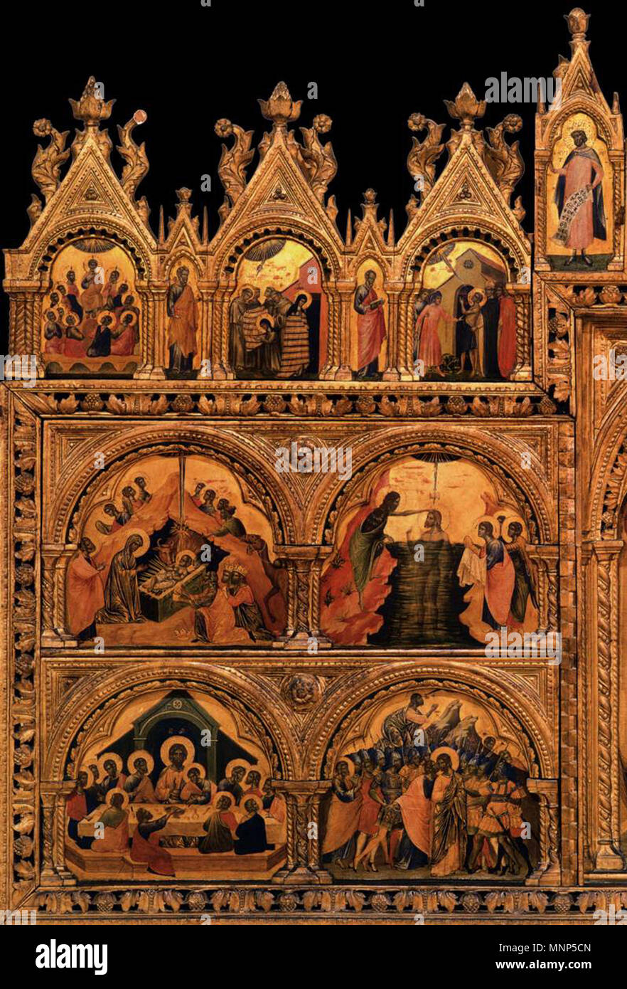 Polyptych (detail) circa 1350. 958 Paolo Veneziano - Polyptych (detail ...