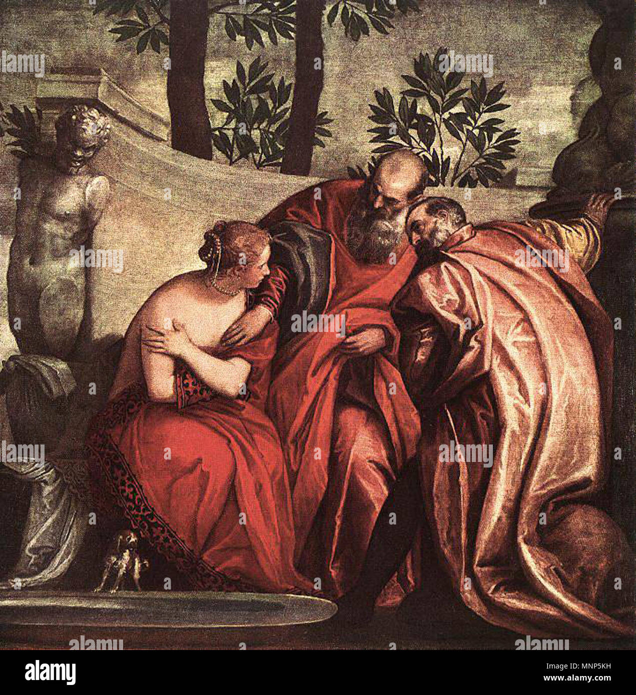 Susanna in the Bath . Painting of Susanna in the Bath . second half of ...