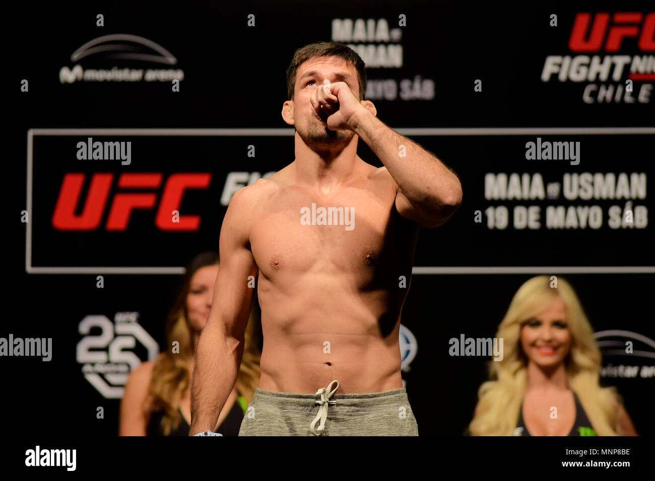 Rio De Janeiro, Brazil. 18th May, 2018. Maia vs. Usman held at Movistar ...