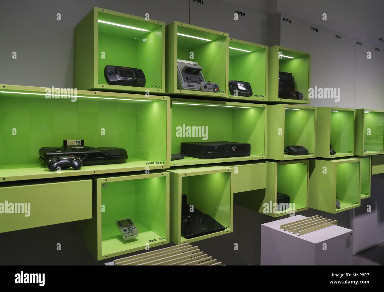 Berlin. 18th May, 2018. Photo taken on May 18, 2018 shows gaming ...