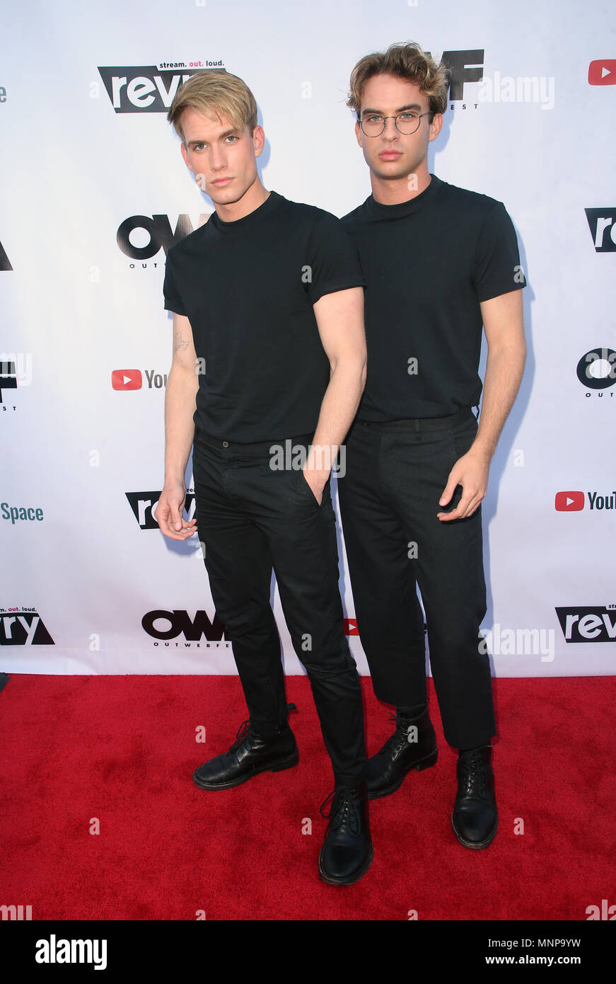 Los Angeles, Ca, USA. 18th May, 2018. Aaron Rhodes, Austin Rhodes, at ...
