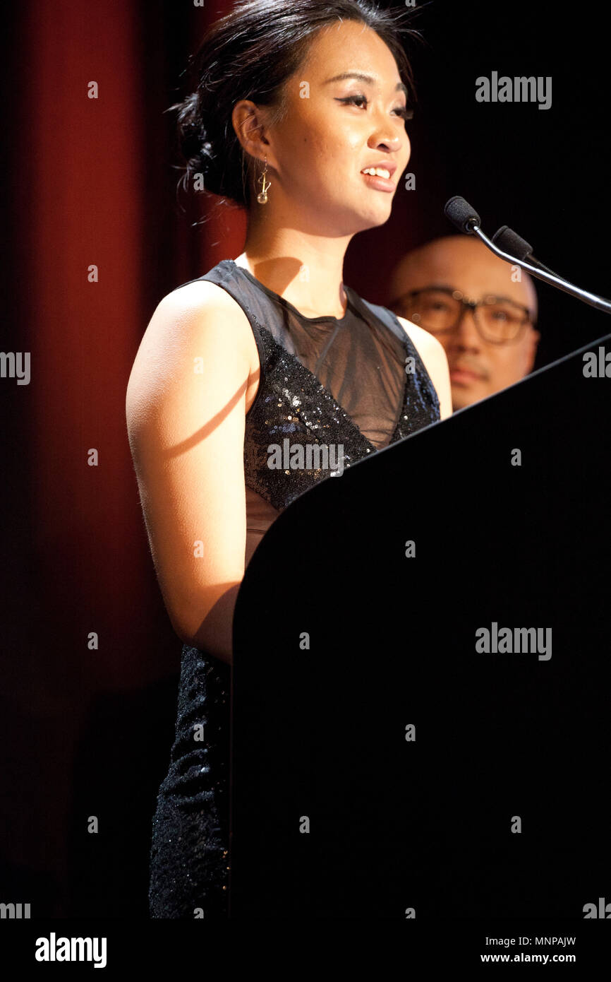 Cannes, France, 18 May 2018. Cinematographer Cecile Zhang honored ...