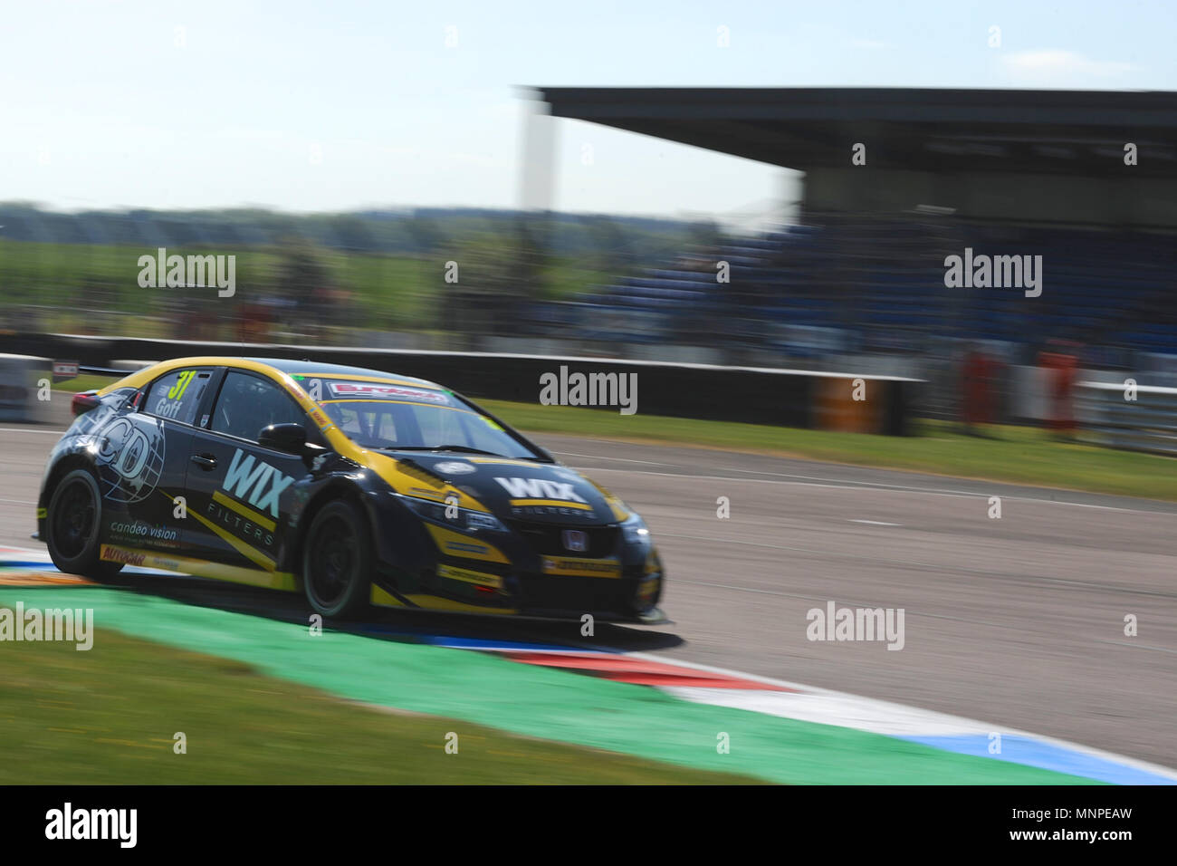 Andover, Hampshire, UK, 19 May 2018. Jack Goff (Eurotech Racing) racing ...