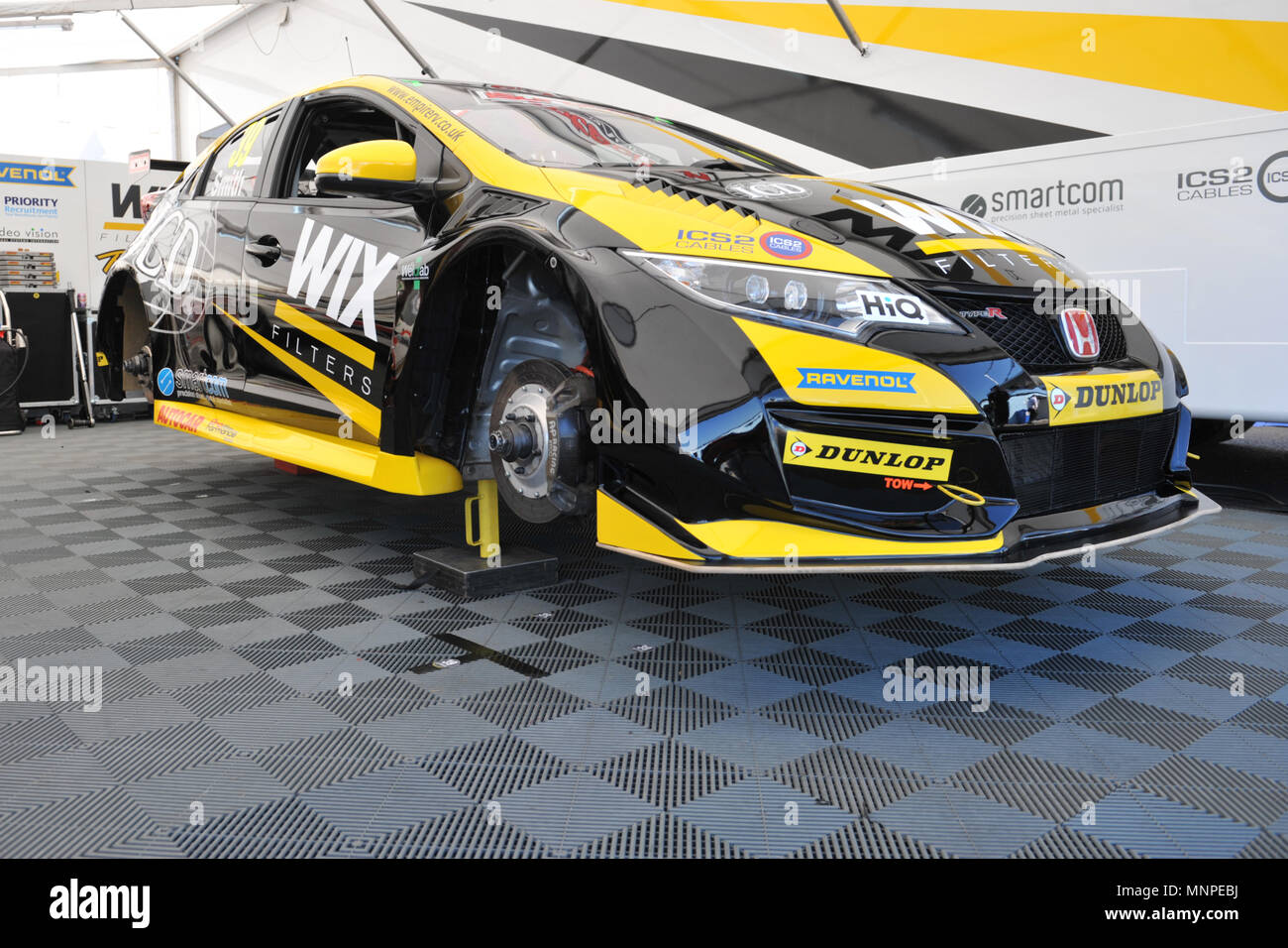 Andover, Hampshire, UK, 19 May 2018. The car of Brett Smith (Eurotech ...