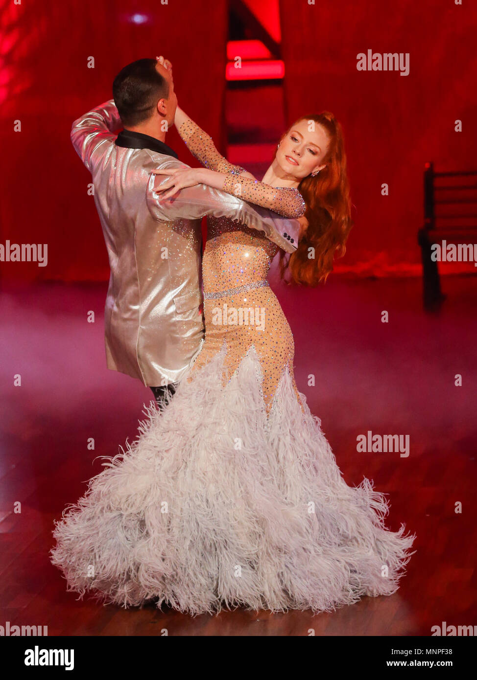 18 May 2018, Germany, Cologne: Presenter Model Barbara Meier and ...