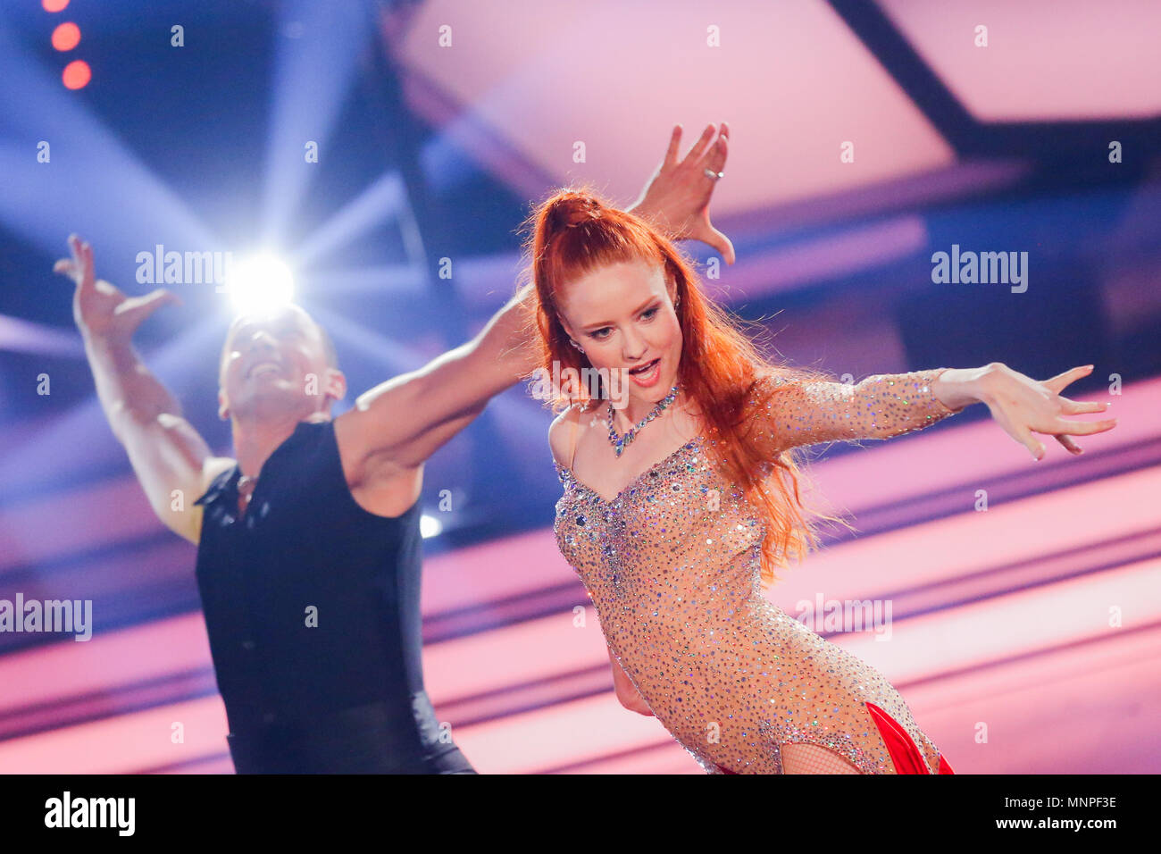 18 May 2018, Germany, Cologne: Model Barbara Meier and professional ...