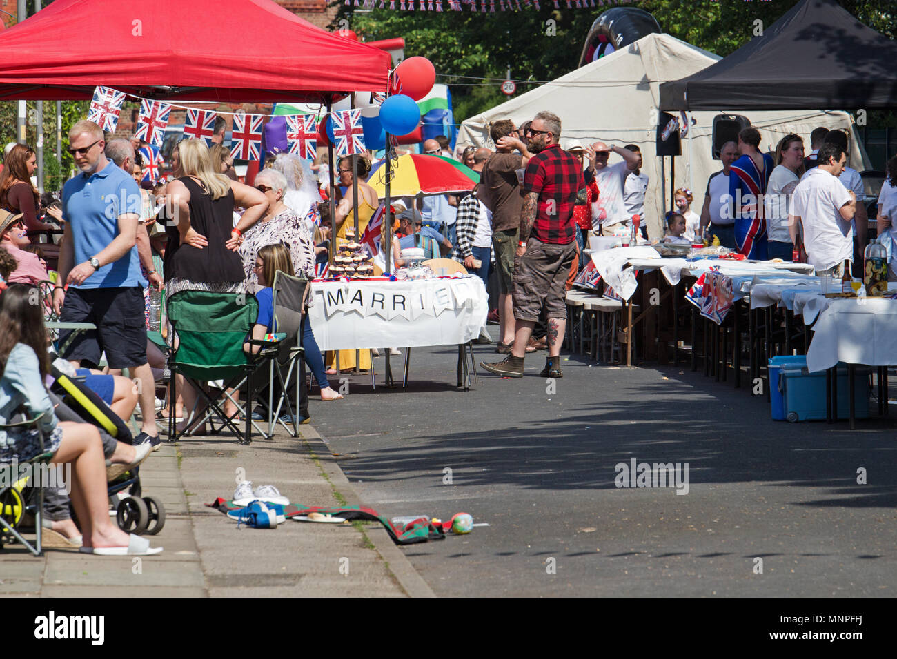 Liverpool, UK. 19th May, 2018. Street parties in Liverpool to celebrate ...