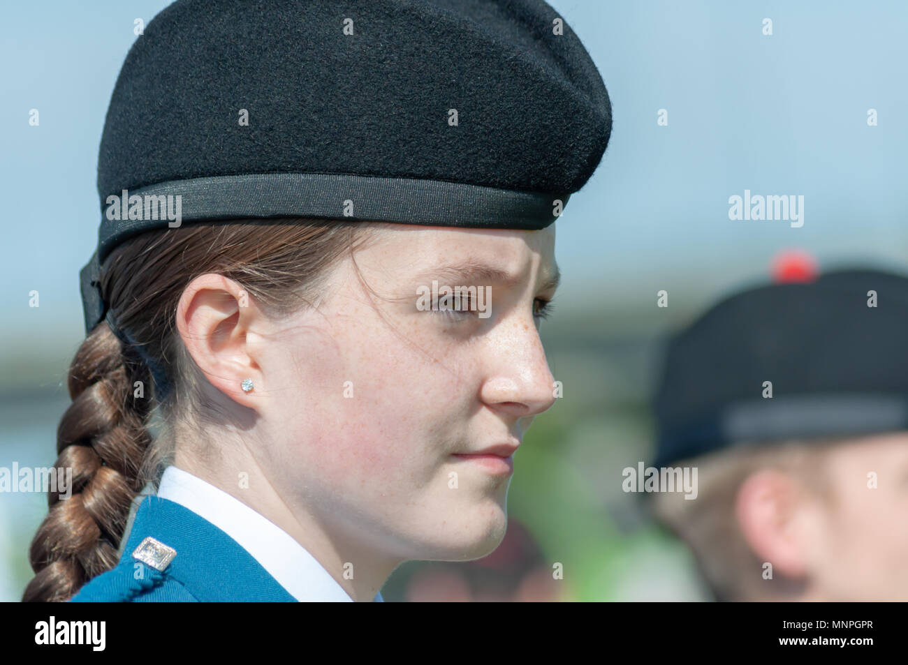 Female drum major pipe band hi-res stock photography and images - Alamy