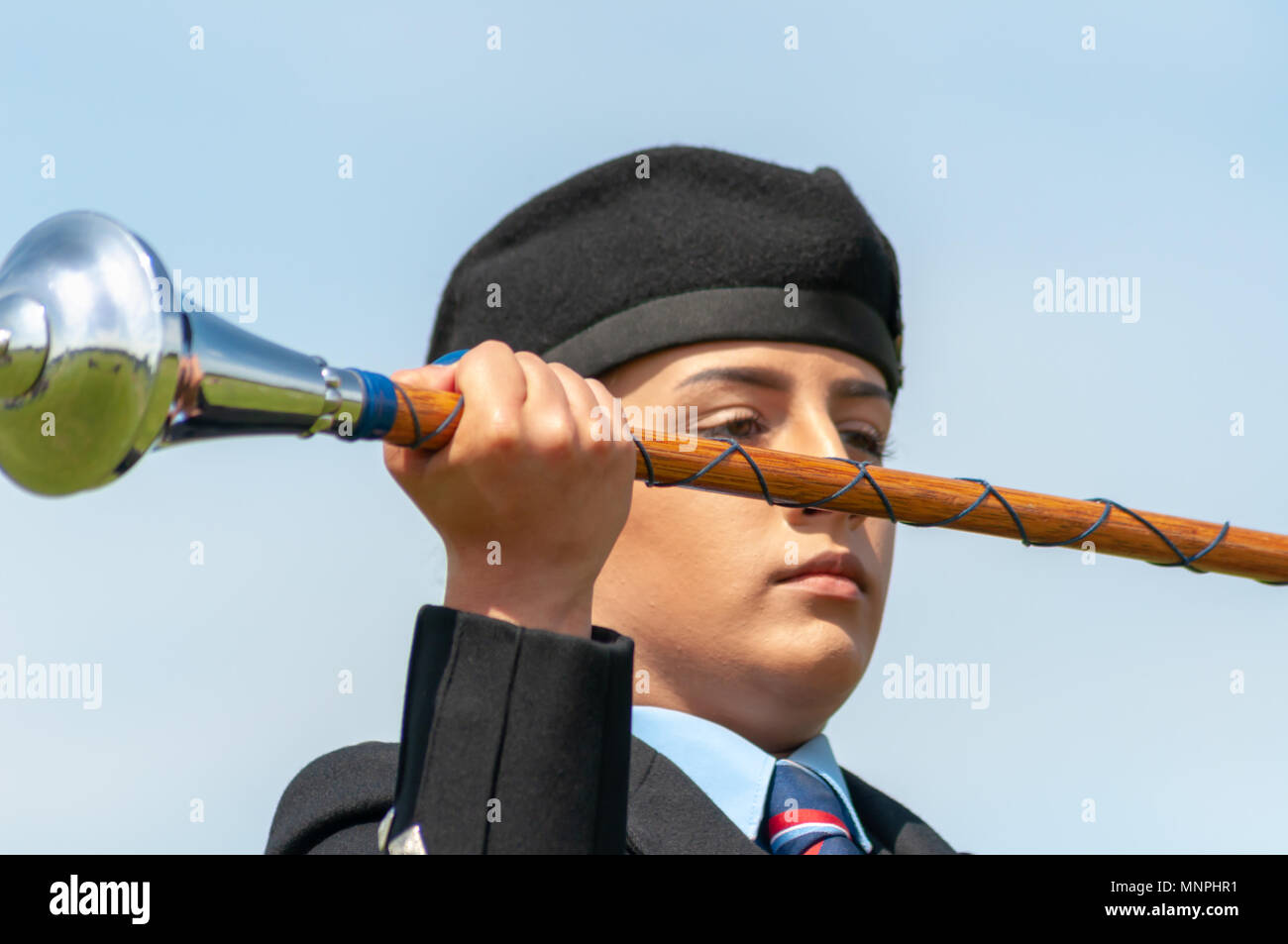 Female drum major pipe band hi-res stock photography and images - Alamy