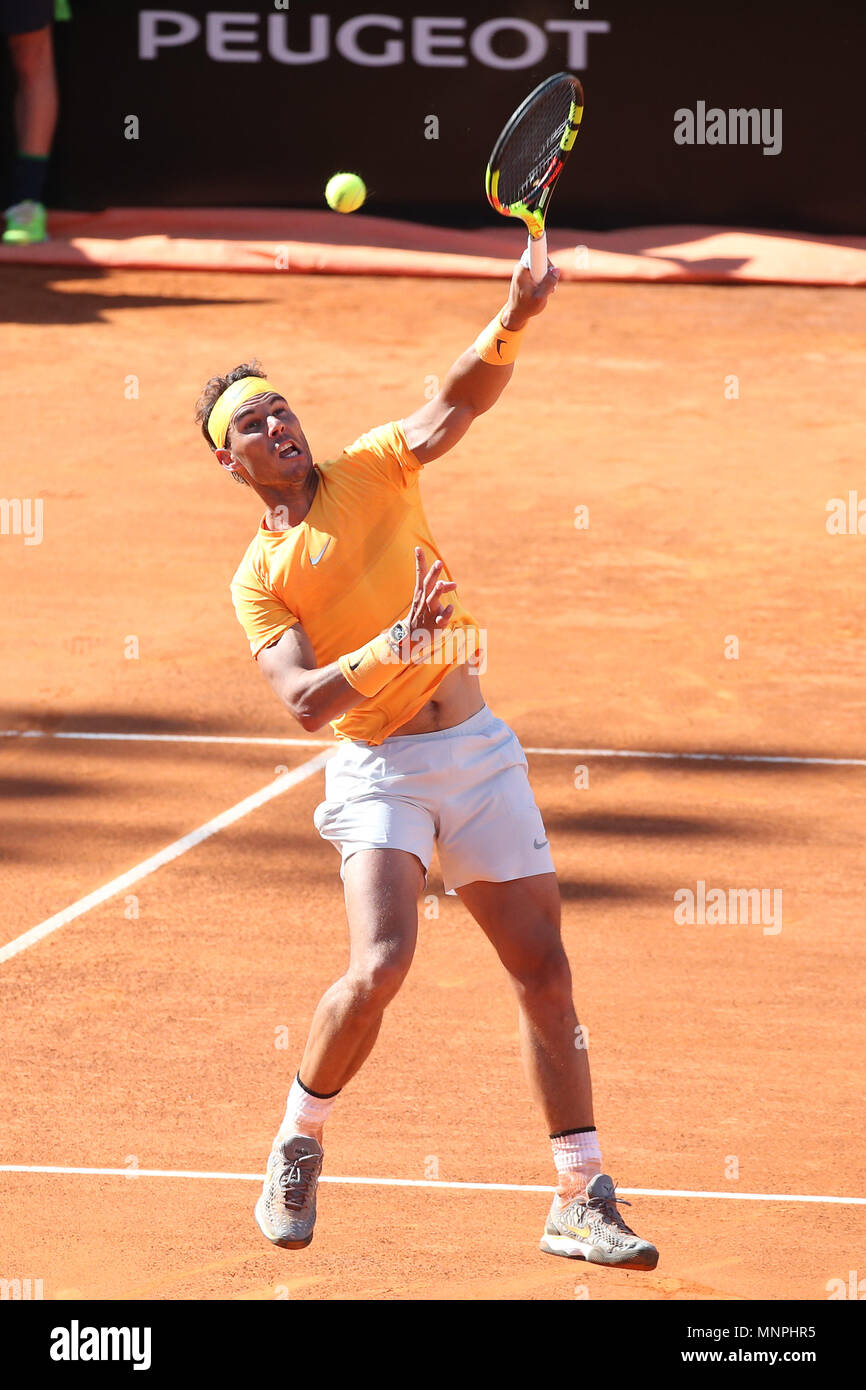 Foro Italico, Rome, Italy. 19th May, 2018. Italian Open Tennis; Rafael ...