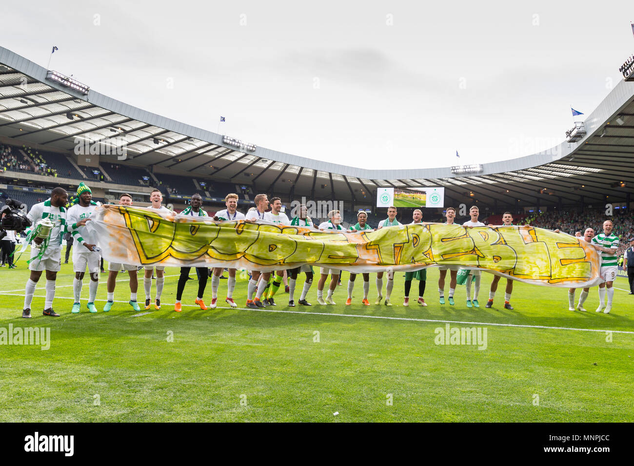 Celtic football treble hi-res stock photography and images - Alamy