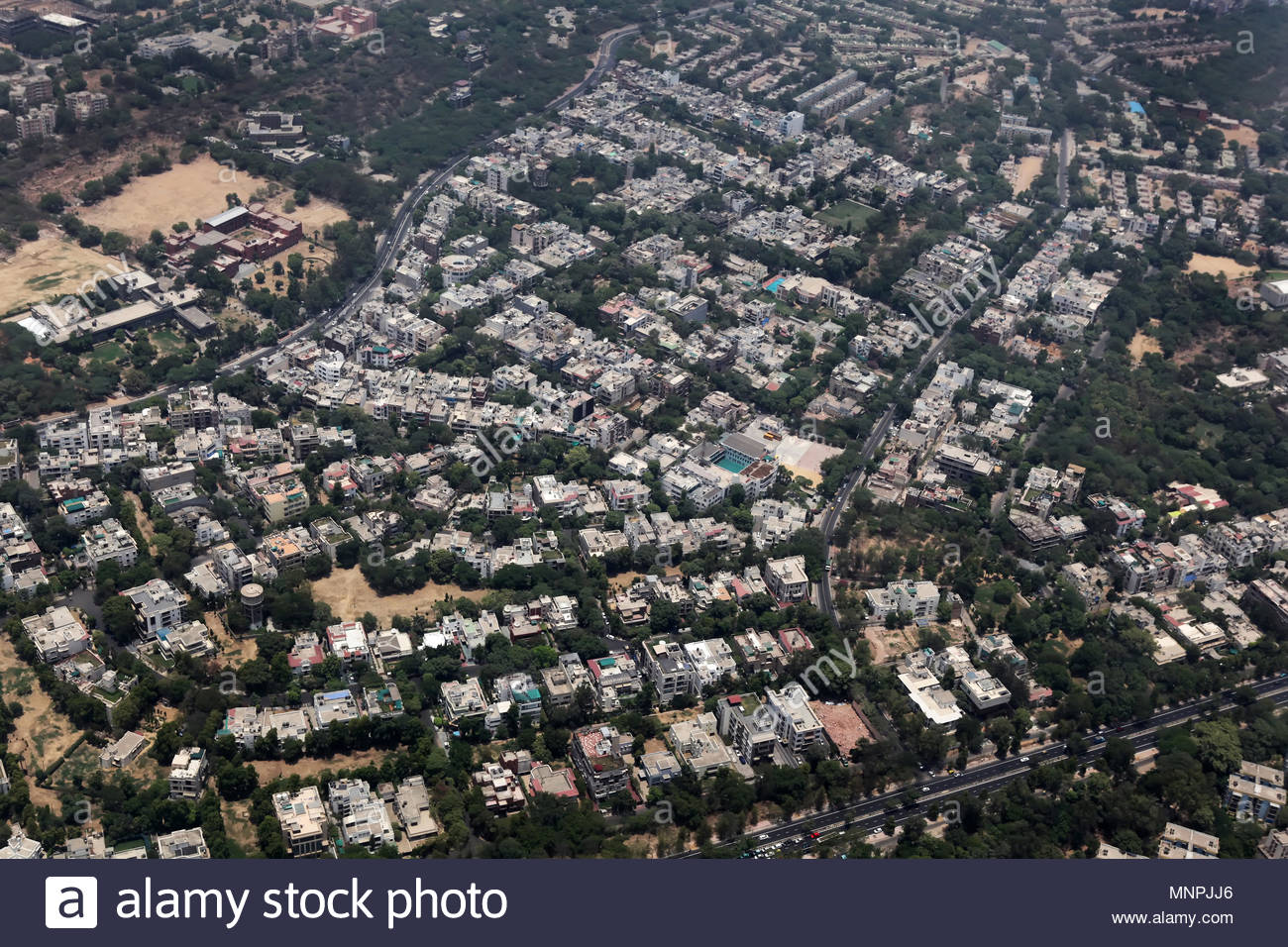 New Delhi Aerial Stock Photos & New Delhi Aerial Stock Images - Alamy