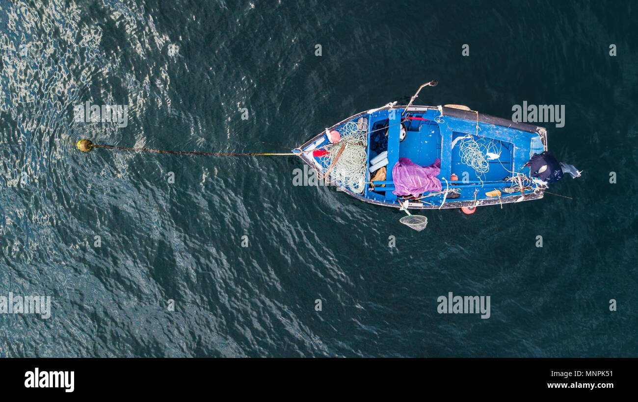 A top view of a fishing boats Stock Photo - Alamy