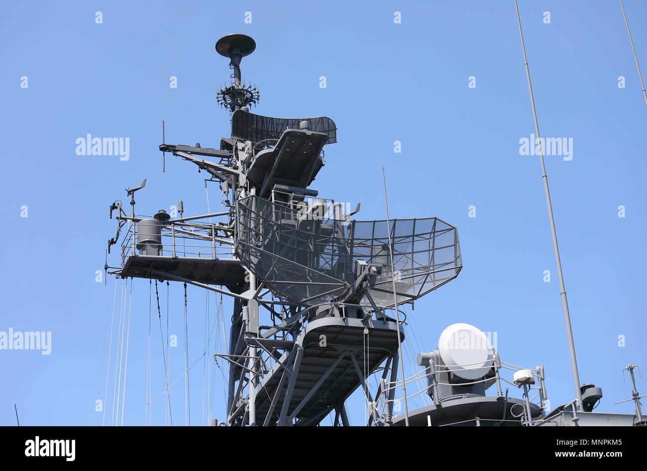 Japanese self defence force navy war ship Stock Photo - Alamy