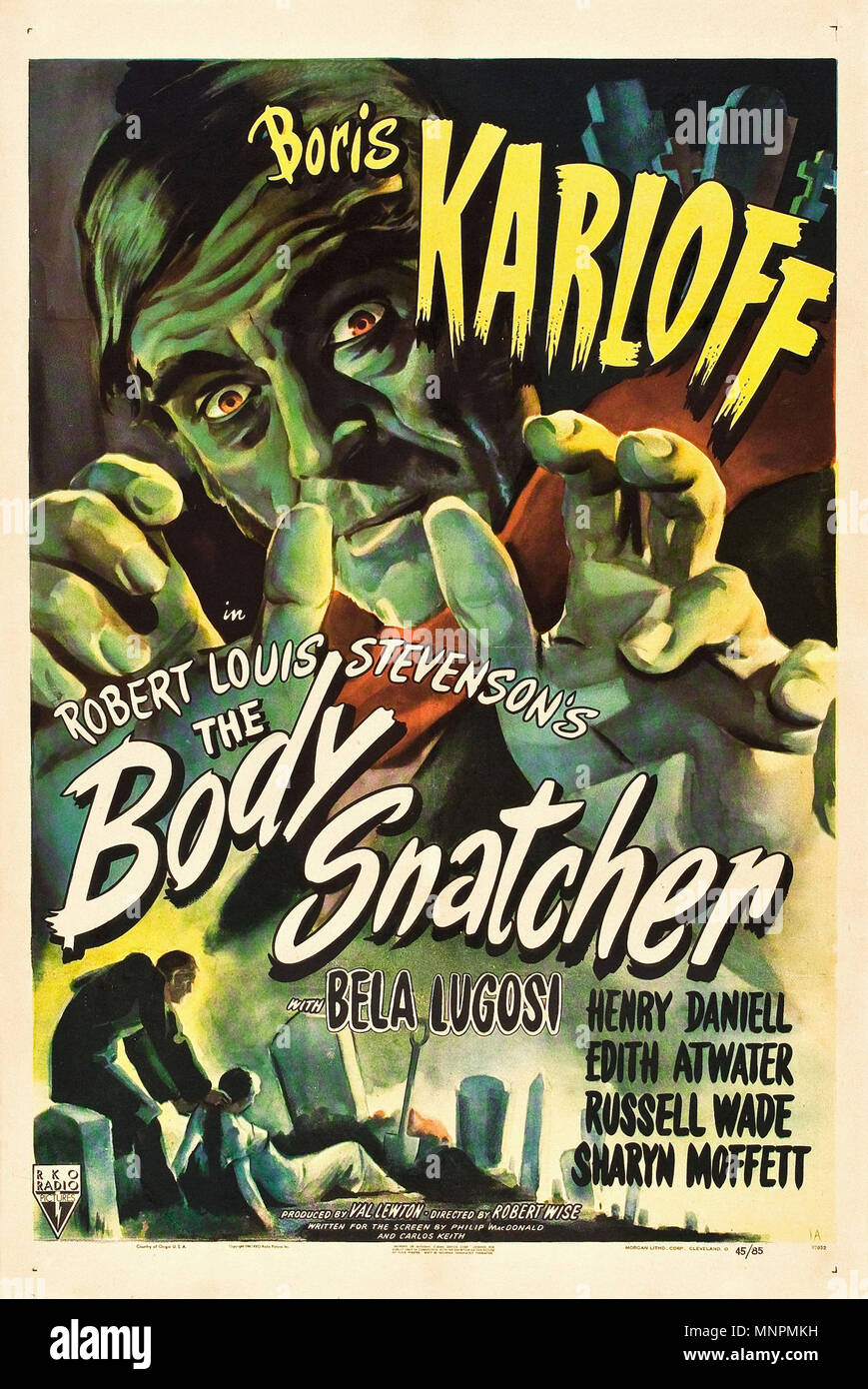 Body Snatcher - 1945 - Vintage Movie Poster 01 Stock Photo - Alamy