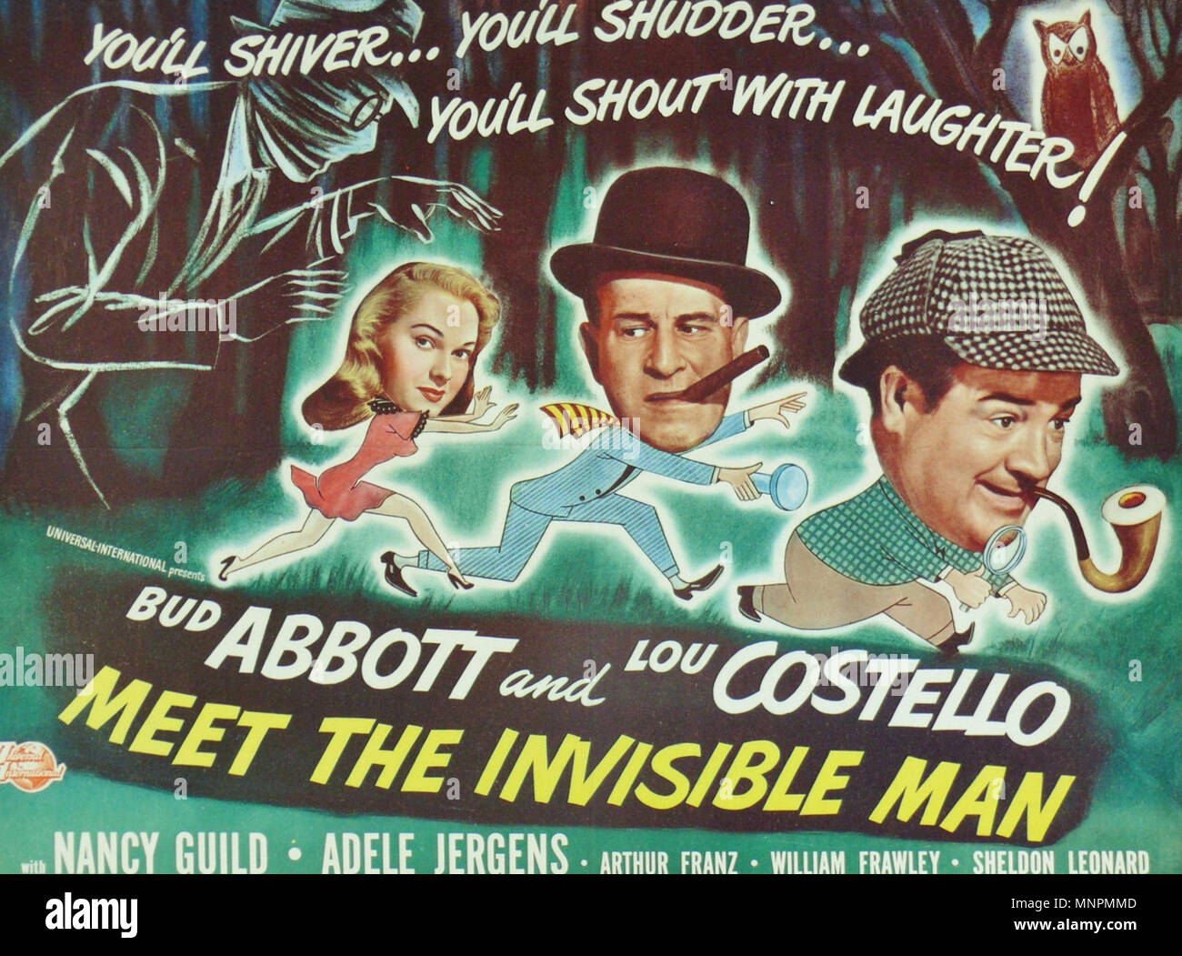 Abbott and costello meet the invisible man hi-res stock photography and ...