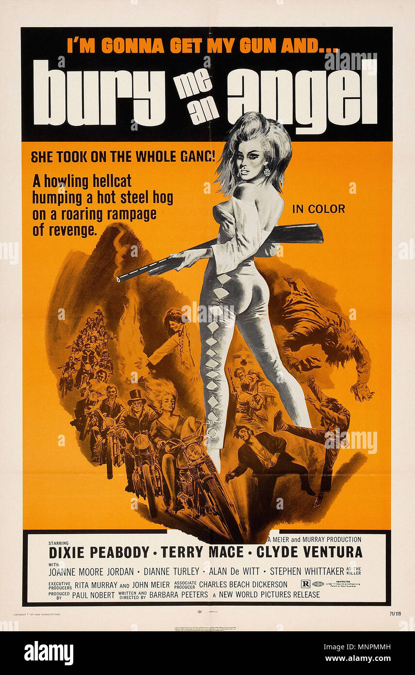 Bury Me an Angel - Vintage Movie Poster 01 Stock Photo - Alamy