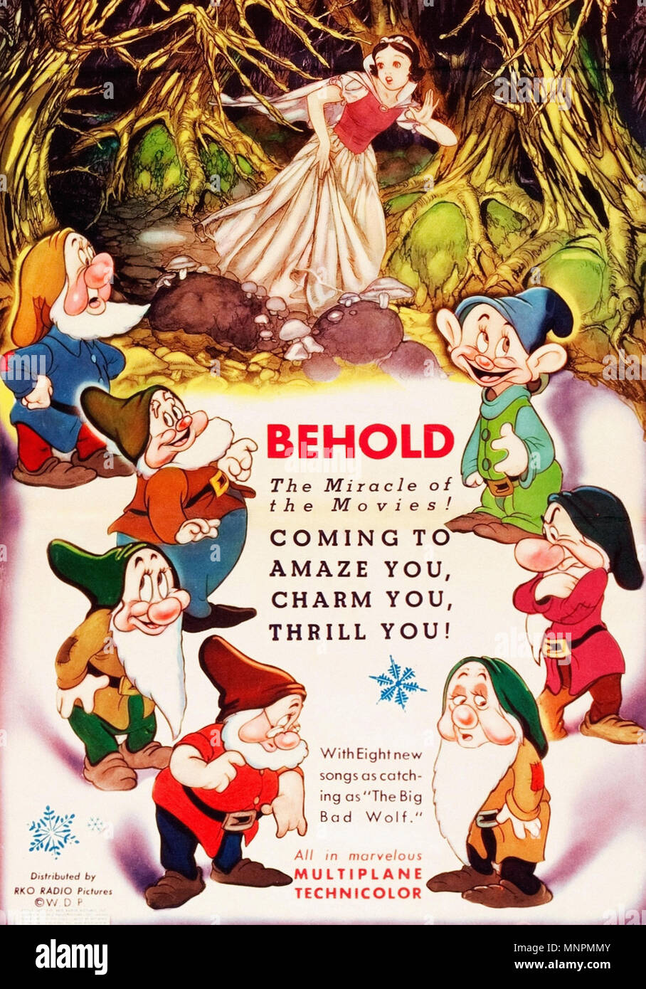 Snow White And The Seven Dwarfs Movie Poster Snow White And The Seven