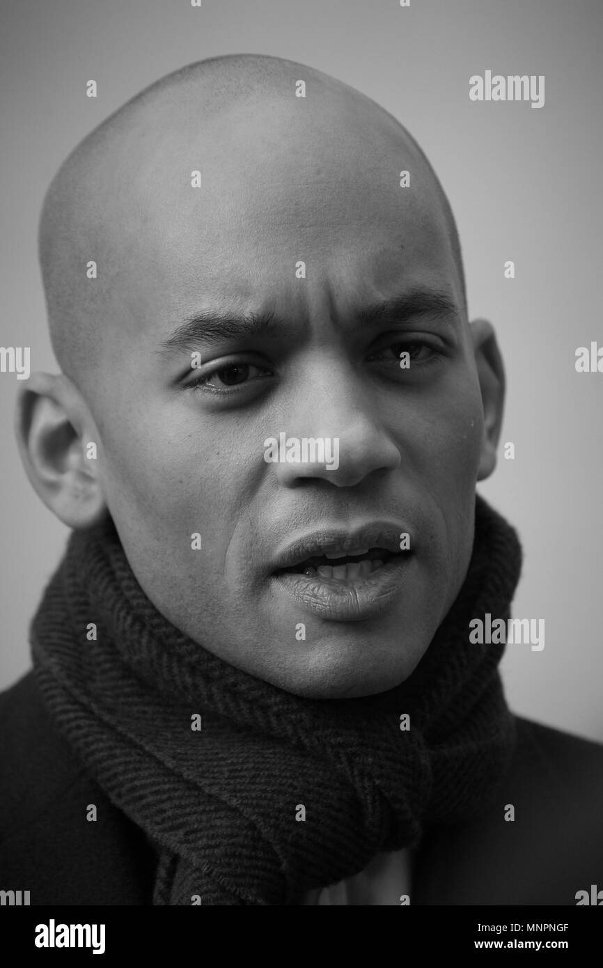LONDON - FEB 11, 2018: ( Image digitally altered to monochrome ) Chuka ...
