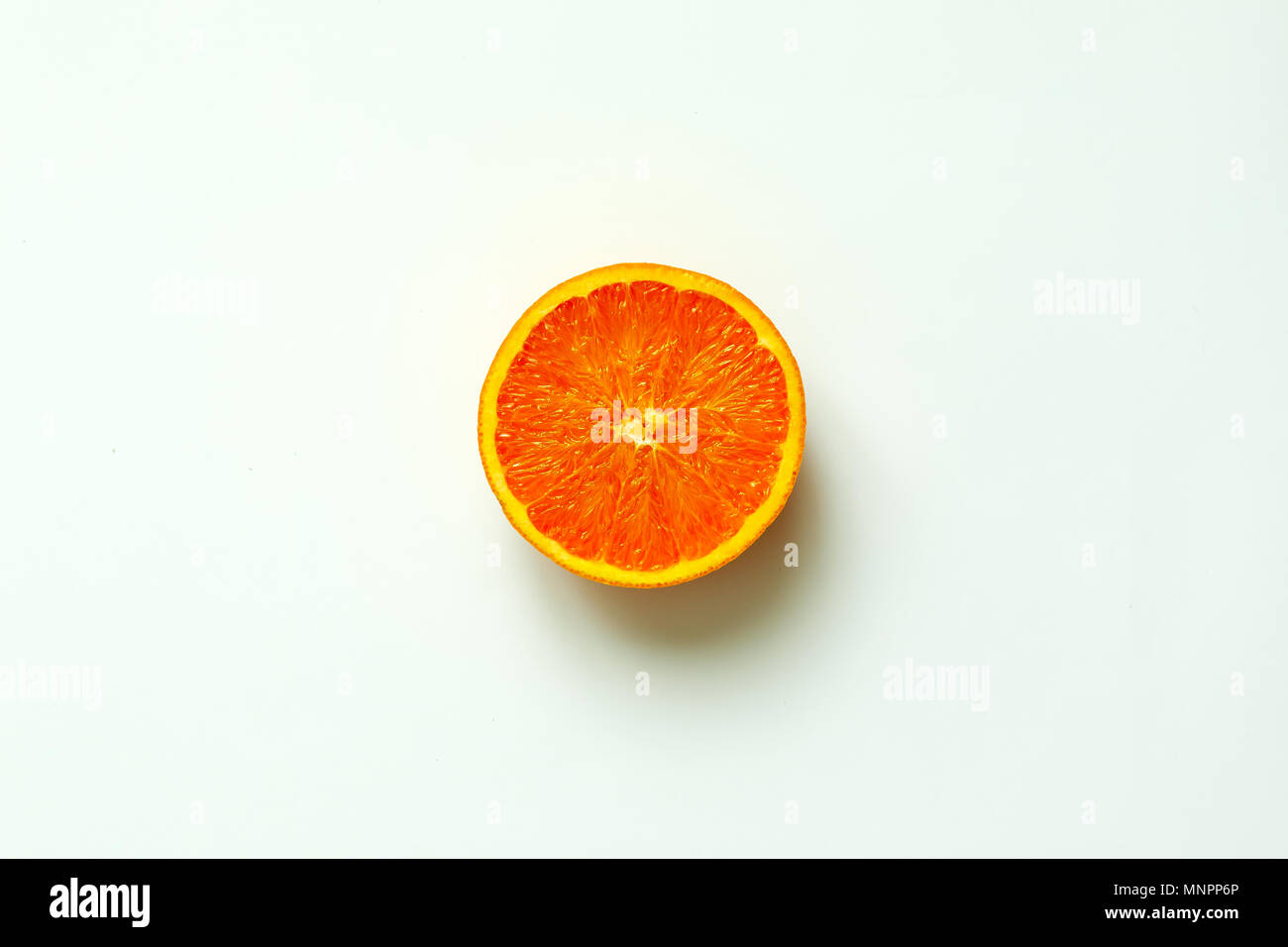 Orange fruit. Orange half fruit sliced isolate on white background seen ...