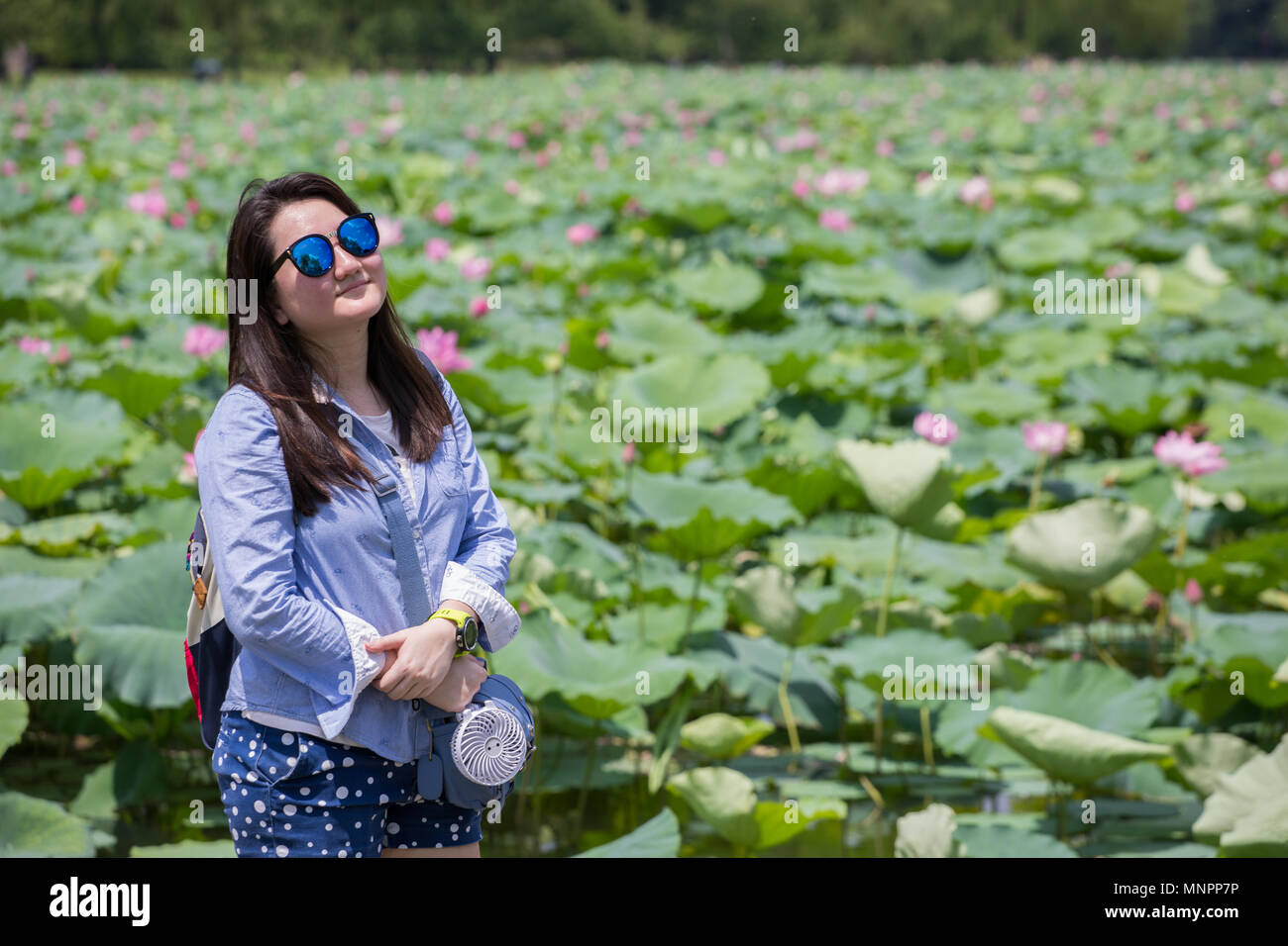 Chinese smiling lady hi-res stock photography and images - Alamy