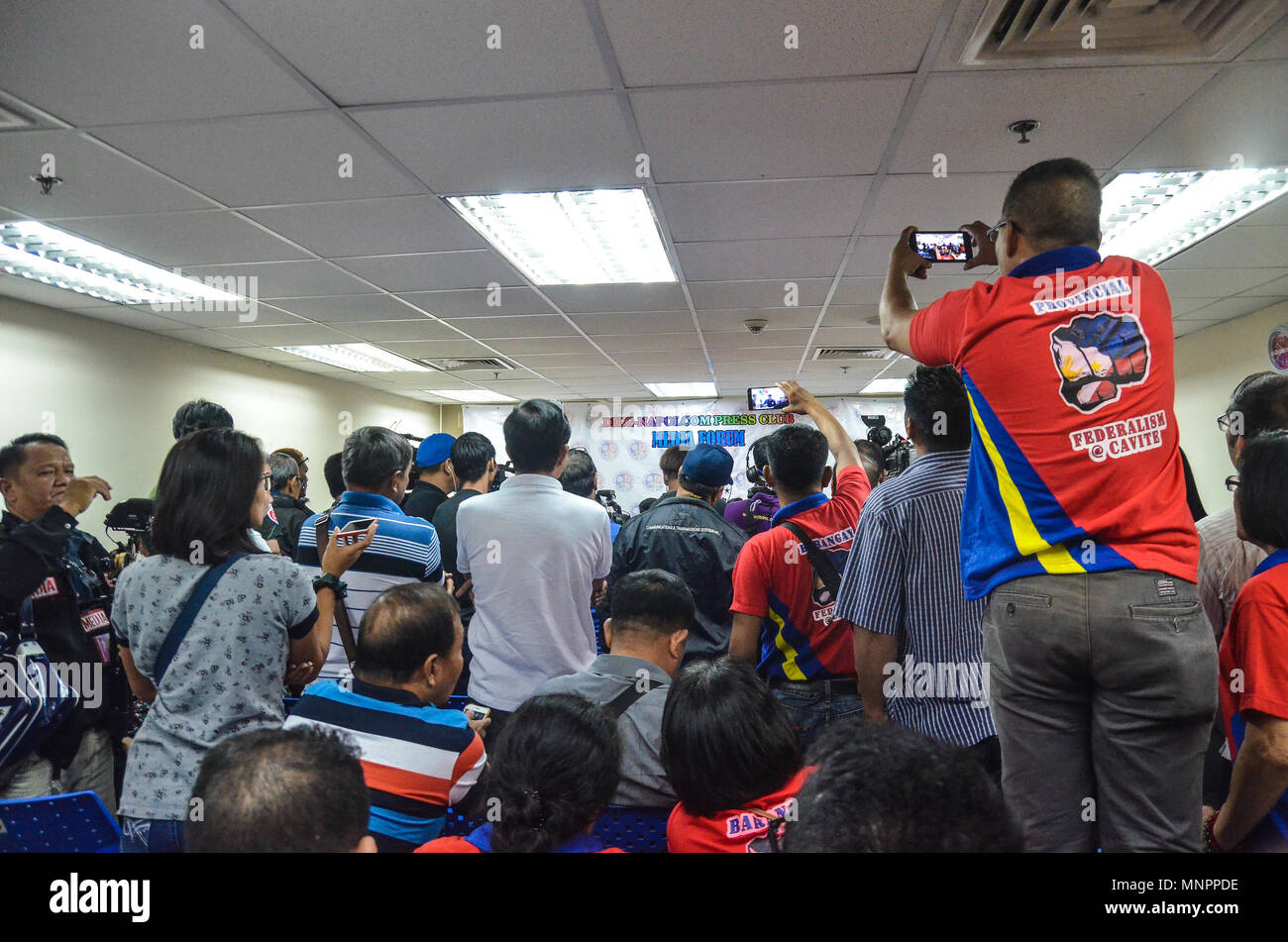 Quezon City, Philippines. 17th May, 2018. Press and other organization ...