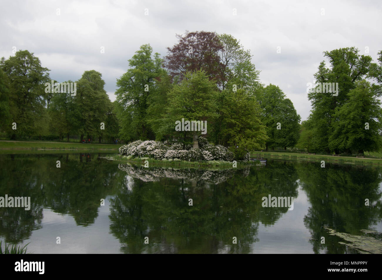 Diana Spencer Lake and island at Althorp House England supposed grave ...