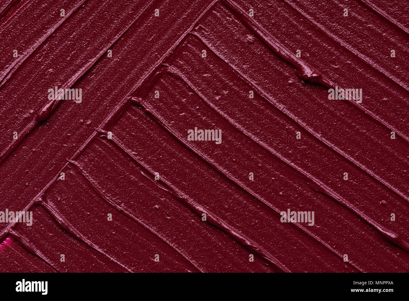 Dark red smear of matte lip gloss isolated on white background. Red ...