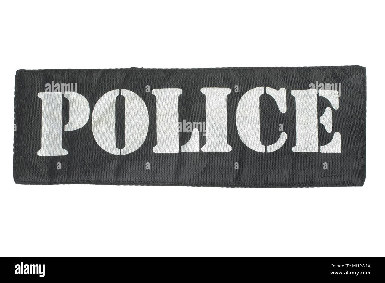 Police uniform badge isolated on white Stock Photo - Alamy