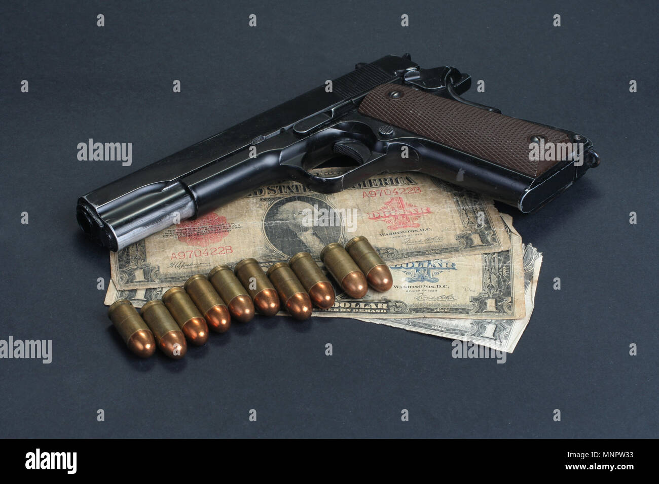 M1911 colt government semi automatic pistol hi-res stock photography ...