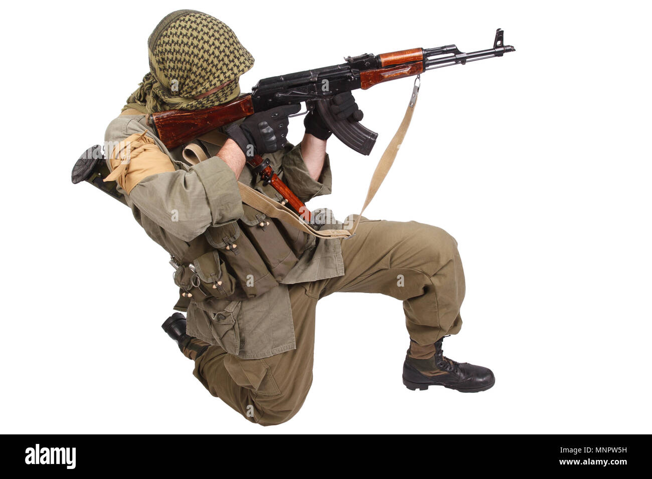 Balaclava gun ak47 Cut Out Stock Images & Pictures - Alamy