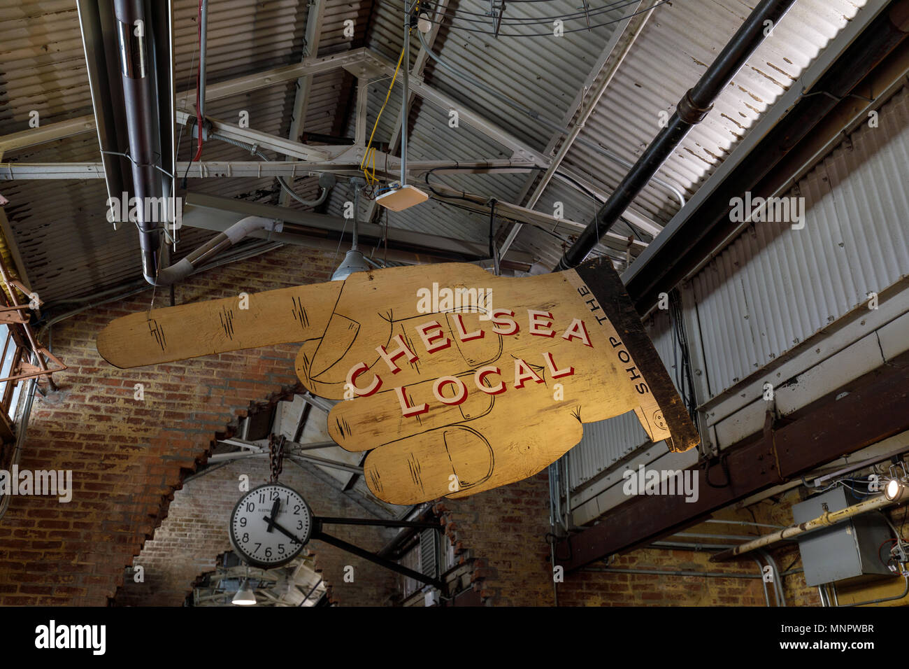 Manhattan, New York City - May 10, 2018 : Signboard of NYC Landmark ...