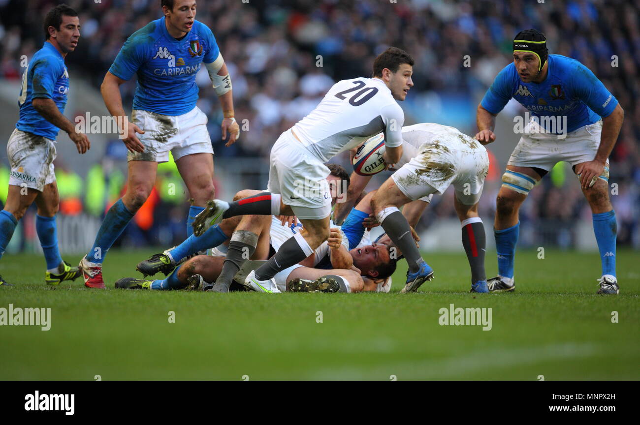 Danny Care of England during the England vs. Italy RBS 6 Nations ...