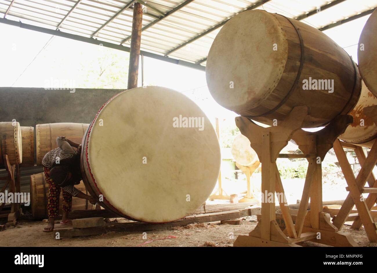 Bedug drum java hi-res stock photography and images - Alamy