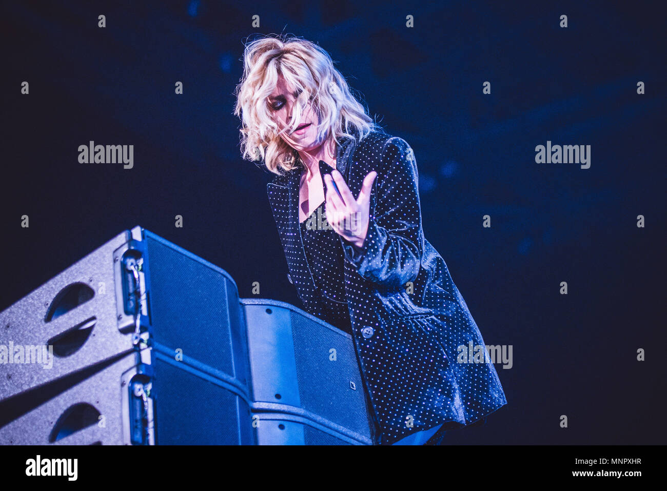 Torino, Italy. 19th May, 2018. The Italian singer and songwriter Emma ...