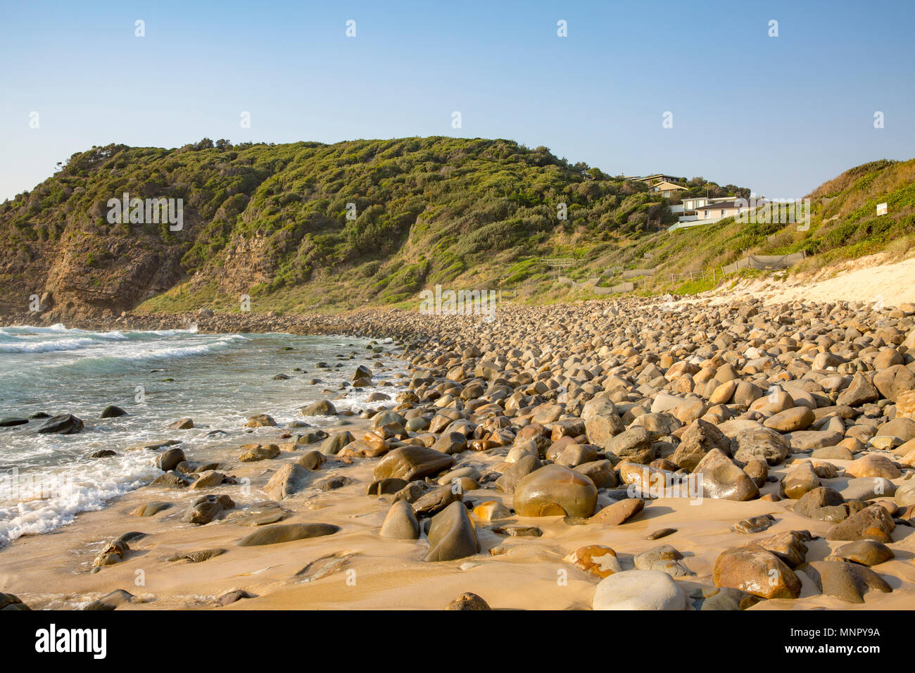 Boomerang beach on the mid north coast of New South Wales,Australia ...