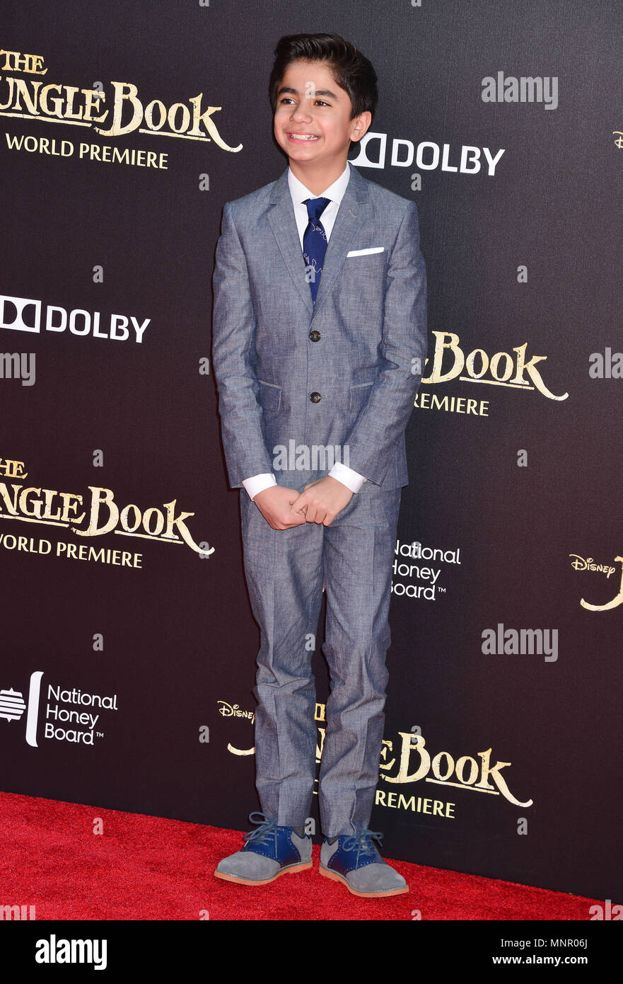 Neel sethi event in hollywood life california hi-res stock photography ...