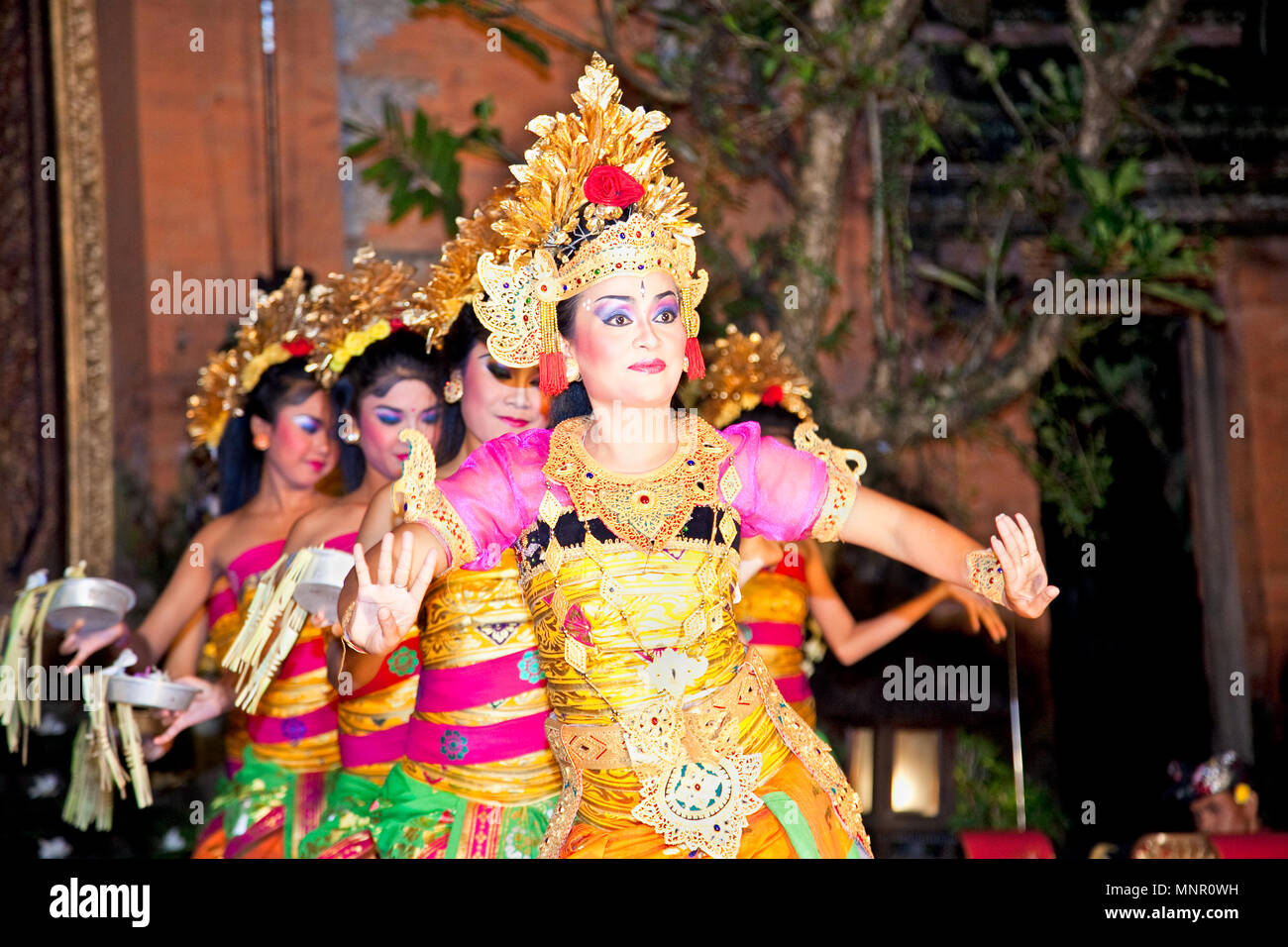 BALI - JANUARY 24: Legong Dance & Ramayana by the Bina Remaja Troupe ...