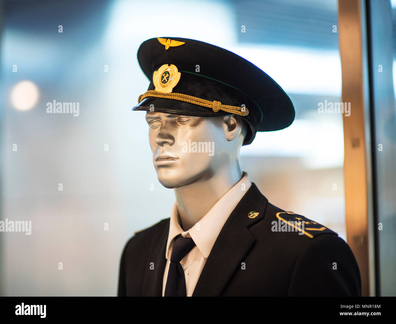 Train driver in uniform hi-res stock photography and images - Alamy